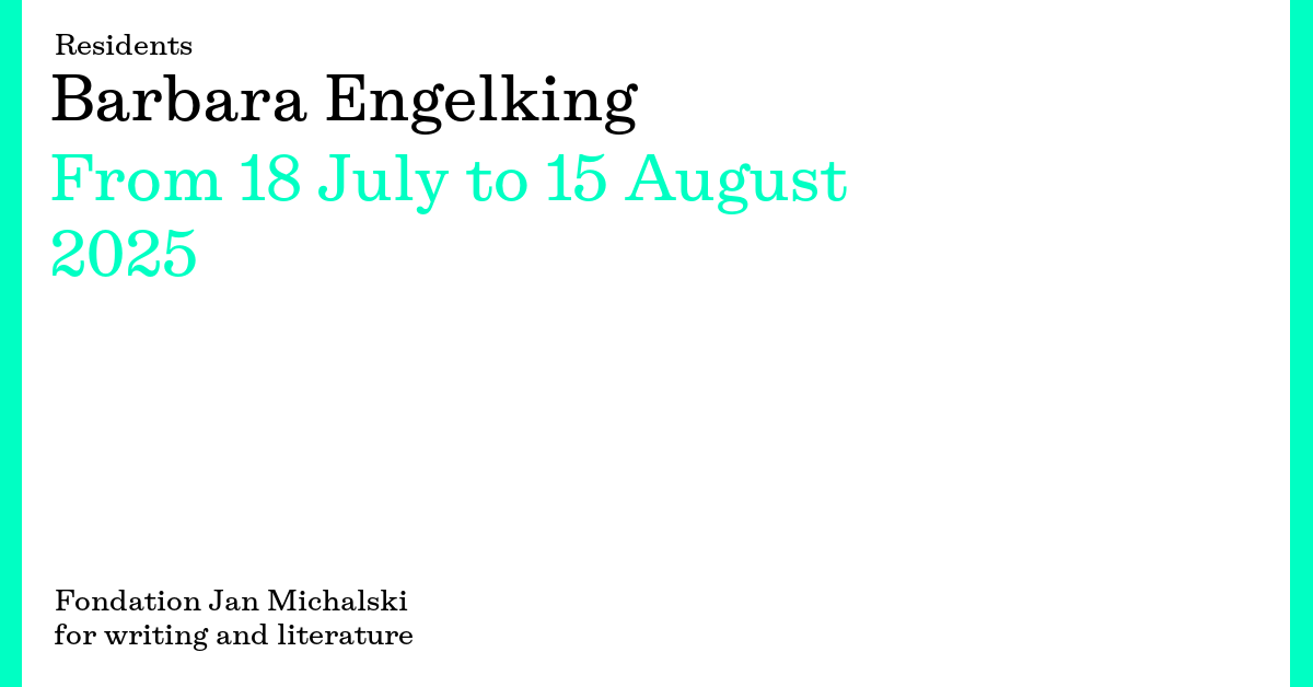 Barbara Engelking – Fondation Jan Michalski