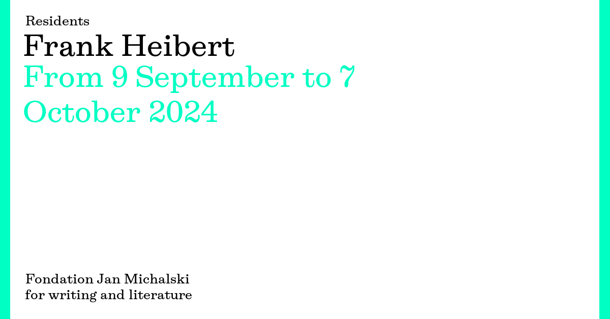 Frank Heibert – Fondation Jan Michalski